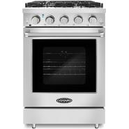 Cosmo COSEPGR244 24 Inch Stainless Steel Gas Freestanding Range, in ...