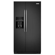 KitchenAid KRSF505EBL 36 Inch Black Side by Side Refrigerator