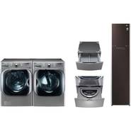WM8100HVA-DLEX8100V-WD200CV-WDP5V-S3RFBN by LG - Laundry Packages ...