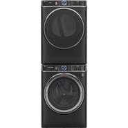 GE Profile Carbon Graphite Smart Stacked Front Load Laundry Pair with ...