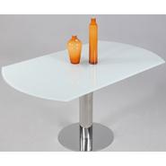 Chintaly Tami Dining Table TAMIDTCRM Chrome