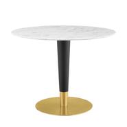 Modway Dining Table EEI5138GLDWHI Gold White