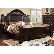 Furniture of America Syracuse Queen Size Bed CM7129QBED Dark Walnut