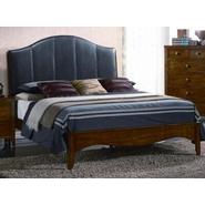 Myco Furniture Vivon Queen Size Bed VN2900Q Medium Walnut
