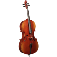 Knilling Bucharest Solid Cello Outfit with Perfection Pegs 1/2 | Greentoe
