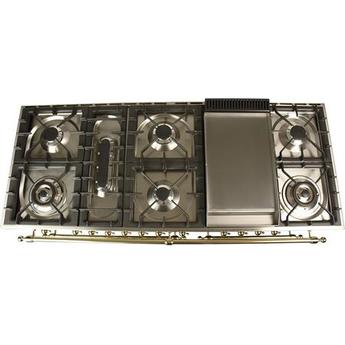 Hallman HDFR60BSWTLP 60 Inch White Dual Fuel Freestanding Range, in White