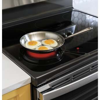 GE JB655YKFS 30 Inch Electric Freestanding Range, in Fingerprint ...