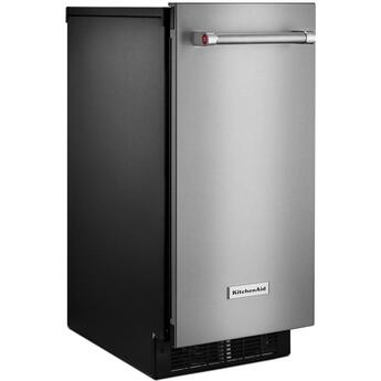 Kitchen Aid KUIX535HPS 15 Inch PrintShield Stainless Steel Built In Ice ...