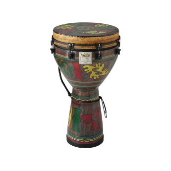 Remo Designer Series Key-tuned Djembe Green Kinte | Greentoe