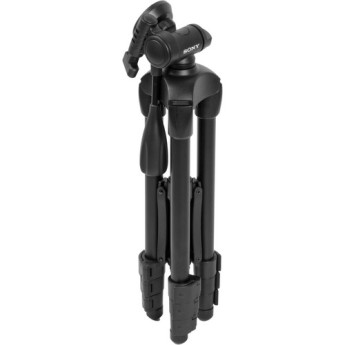 Sony VCT-R100 4-Section Lightweight Tripod with 3-Way VCTR100